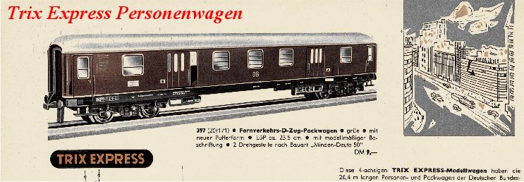 Trix Express Personenwagen